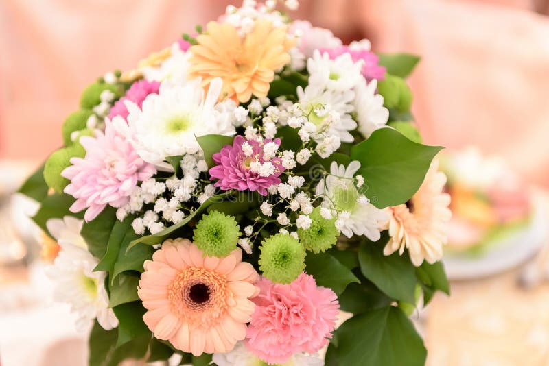 Floral Arrangement with Multiple Flowers Stock Image - Image of flowers ...