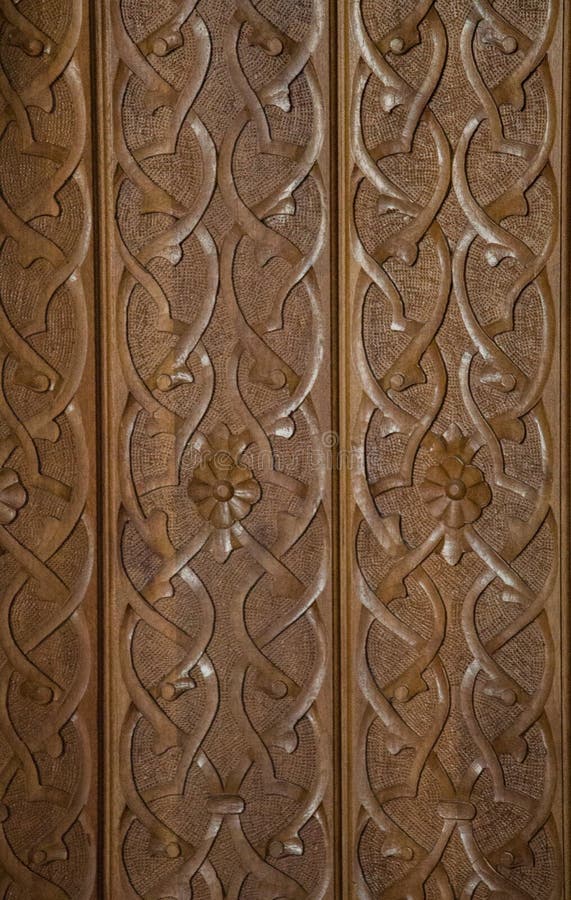 Floral Art Pattern Example of the Ottoman Time Stock Image - Image of ...