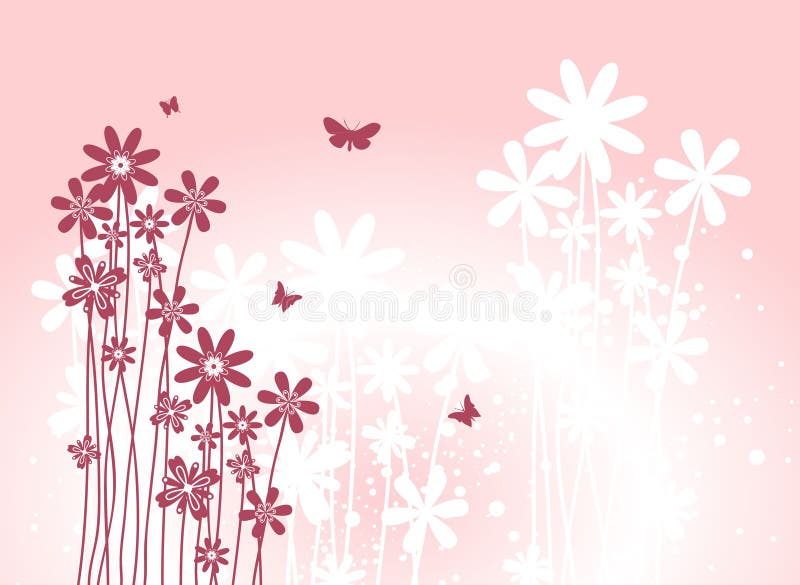 Floral back stock vector. Illustration of print, leaf - 18404434