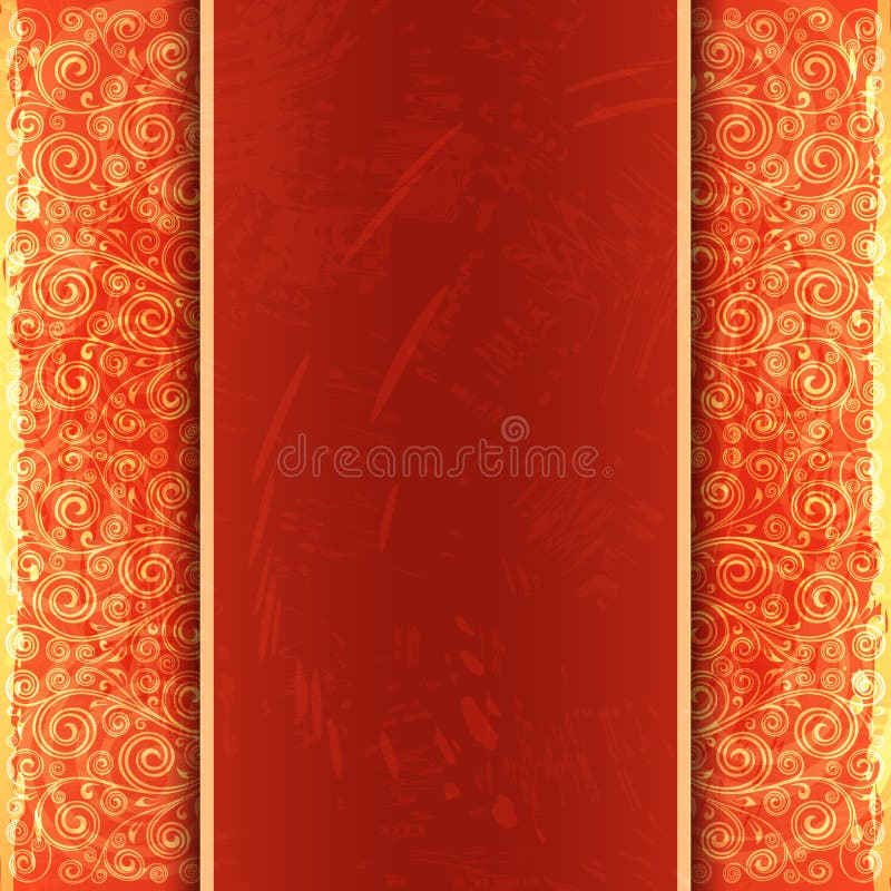 Floral backdrop stock vector. Illustration of frame, vintage - 56122940