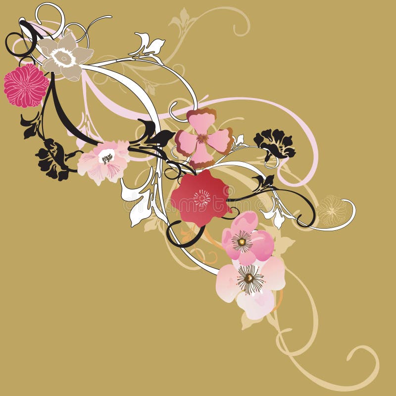 Floral background stock vector. Illustration of fancy - 11552742