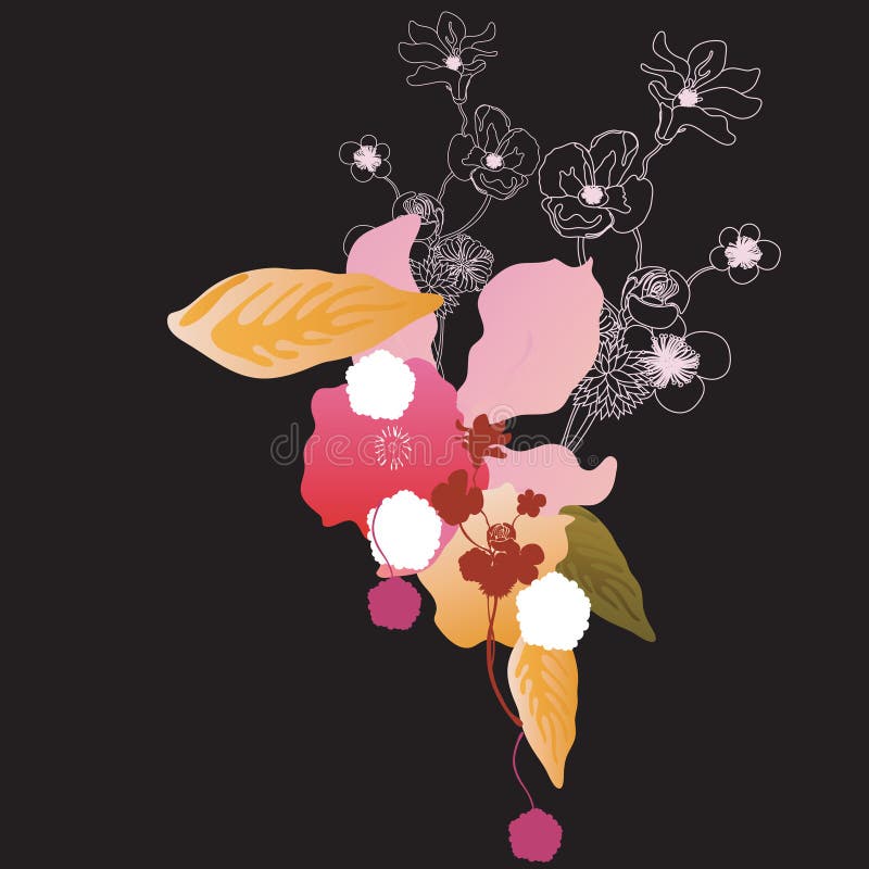 Floral background stock vector. Illustration of fancy - 11774322