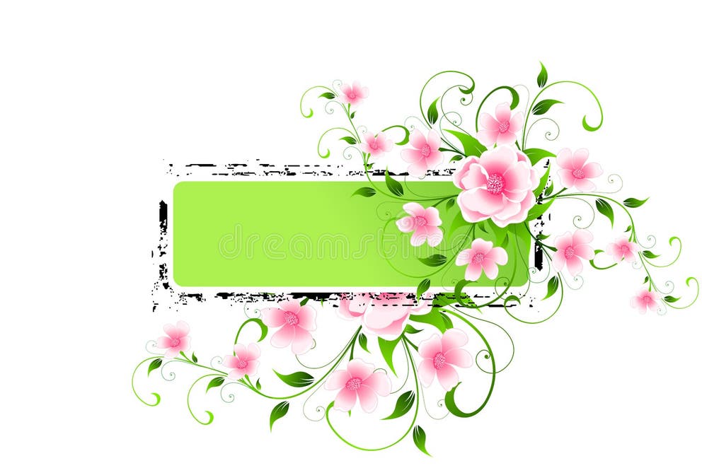 Floral background stock vector. Illustration of background - 13545326