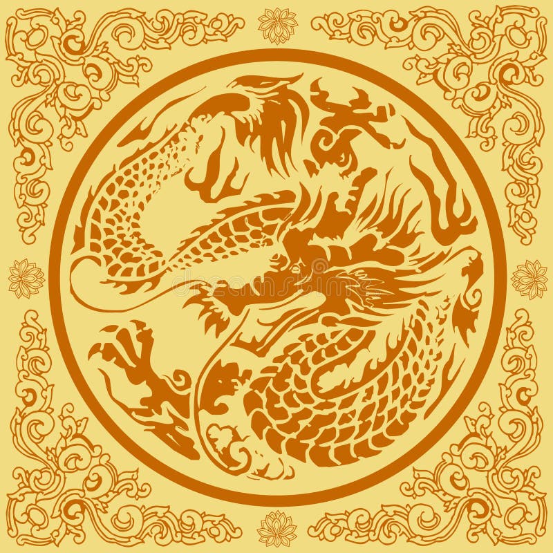 Oriental Feng Shui Pattern stock vector. Illustration of decoration ...