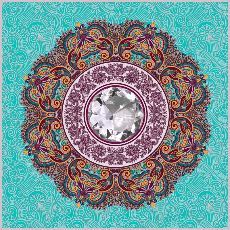 Background with Diamond Jewel Stock Vector - Illustration of jewel ...