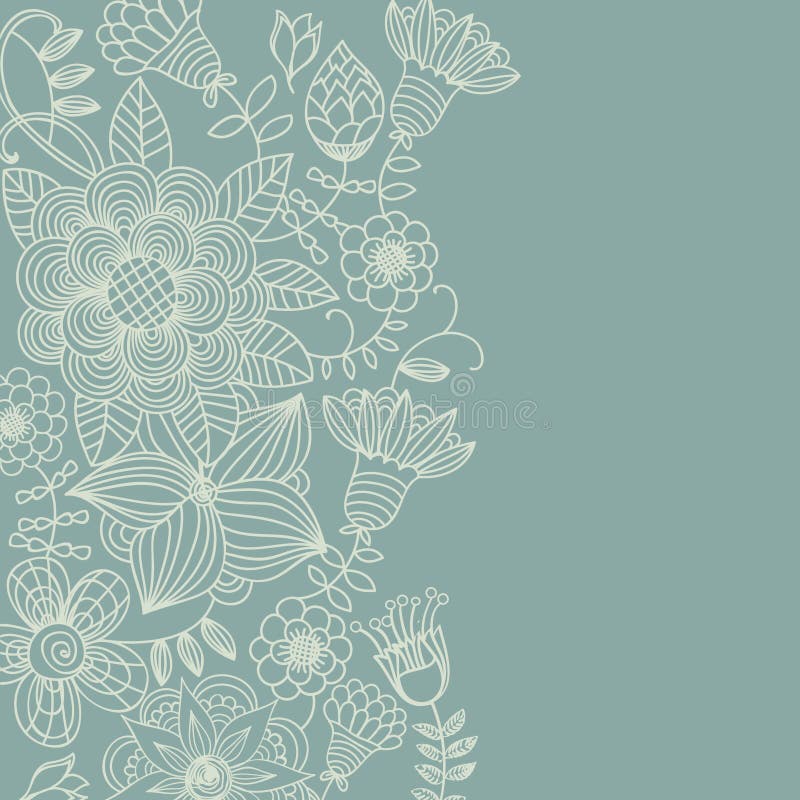 Floral Background in Light Colours Stock Vector - Illustration of ...