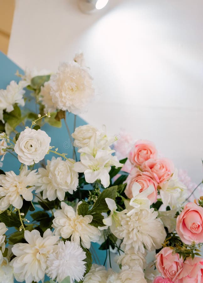 Floral Background for Proposal or Wedding Event Stock Image - Image of ...