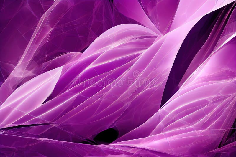Floral Background of Purple Color of Abstract Shape. Stock Illustration ...