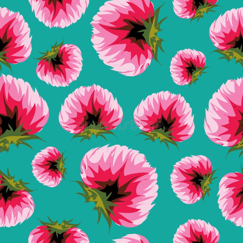 Floral Background Seamless Pattern Clover Flowers Stock Vector ...