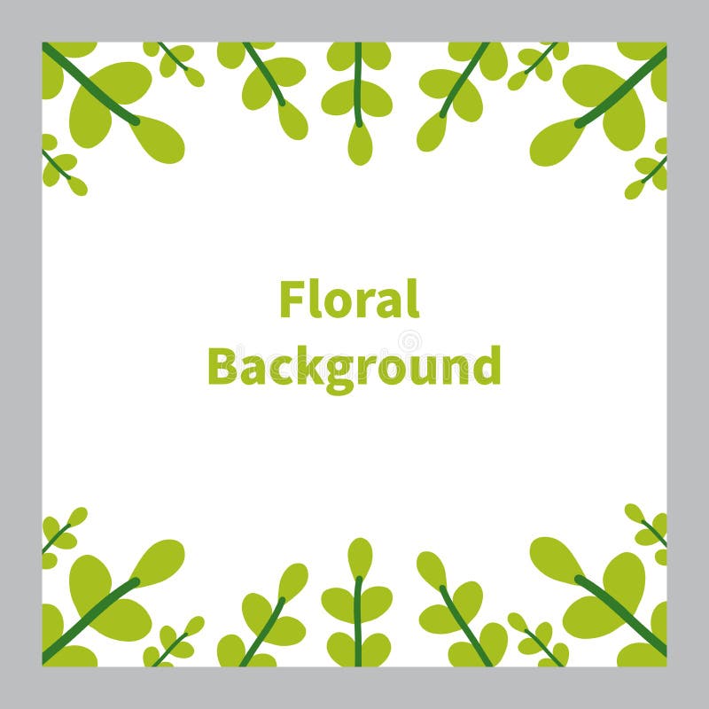 Floral Background. Social Media Post Background Stock Vector ...