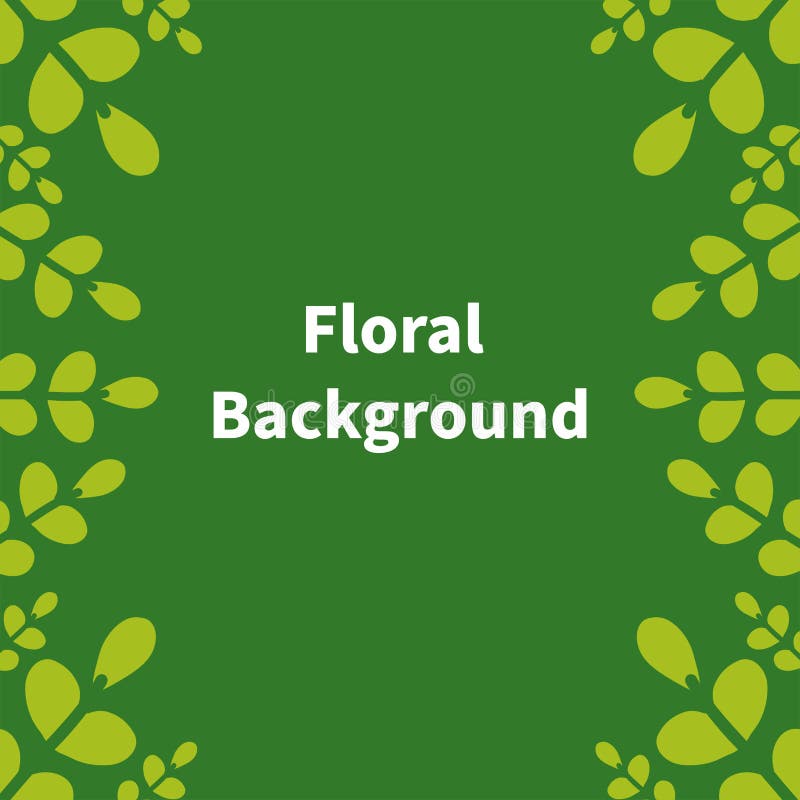 Floral Background. Social Media Post Background Stock Vector ...