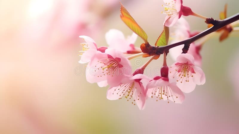 Floral Background in Subtle Shades of Pastel Pink and White. Flowers ...