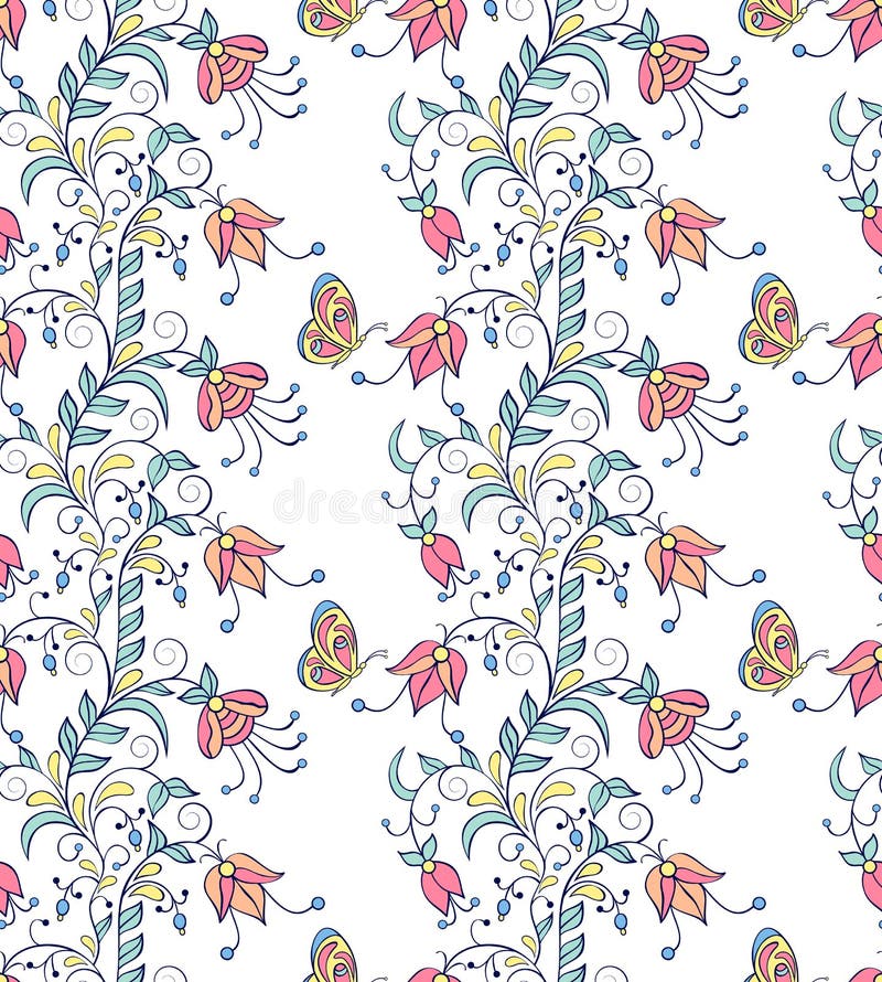 Floral background stock vector. Illustration of elegance - 44724723