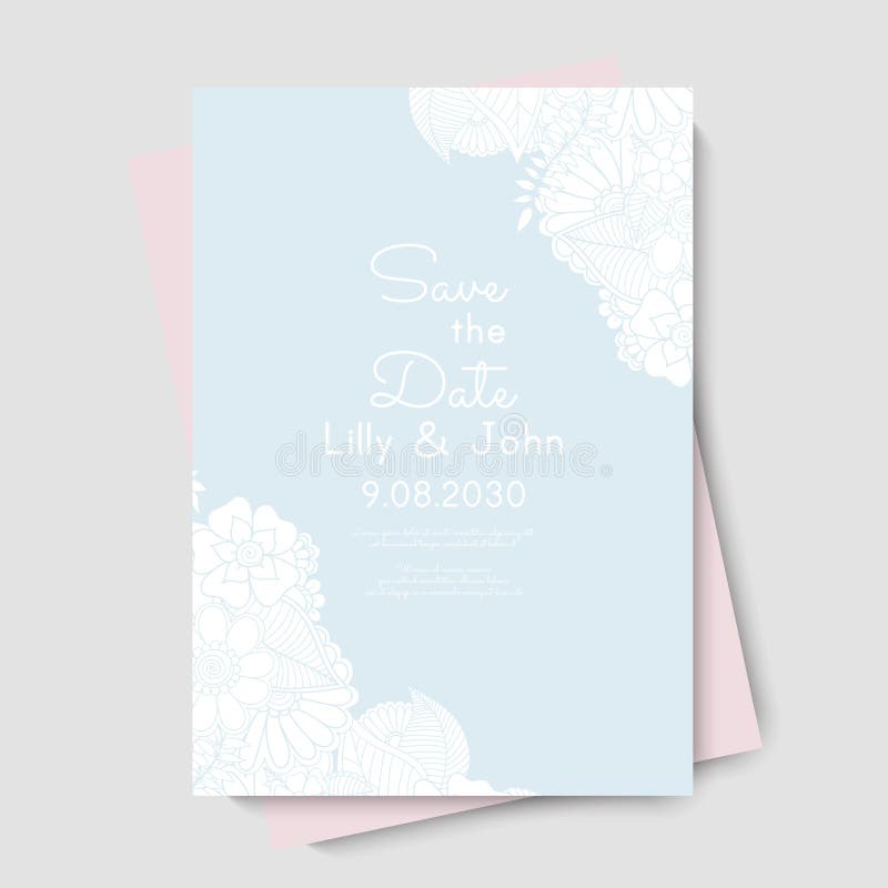 Floral Backgrounds Wedding Cards Stock Vector - Illustration of clip ...