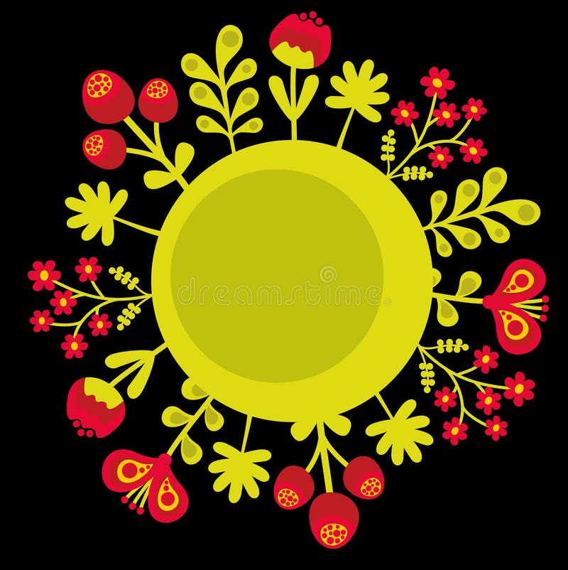 Floral Banner for Your Smart Text. Stock Vector - Illustration of ...