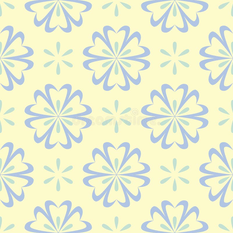 Floral Beige Colored Seamless Background Stock Vector - Illustration of ...