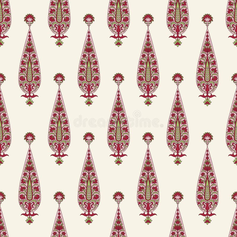 FLORAL BLOCK ALL OVER PRINT SEAMLESS PATTERN VECTOR ILLUSTRATION Stock ...