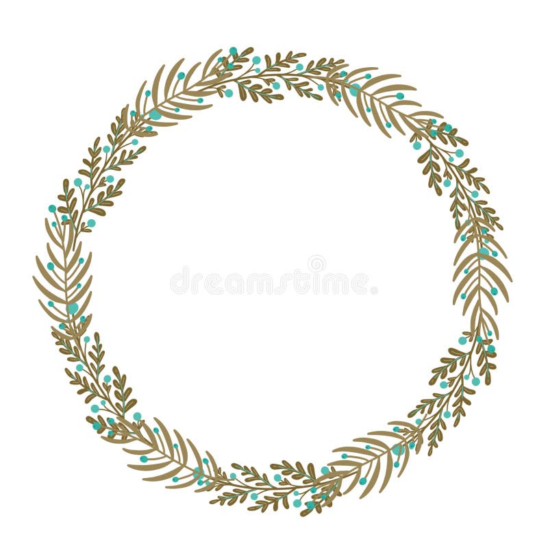 Floral Boho Wreath, Design Elements for Invitations, Greeting Cards ...