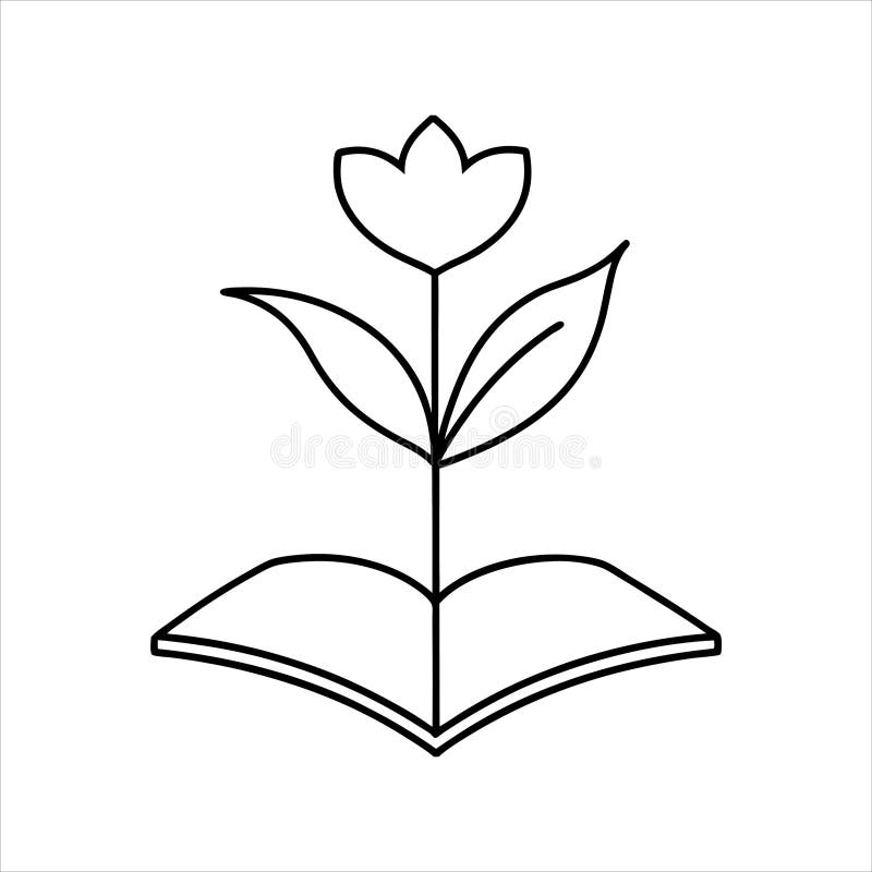 Floral Book Design Vector Art for Inspirational Projects Stock Vector ...