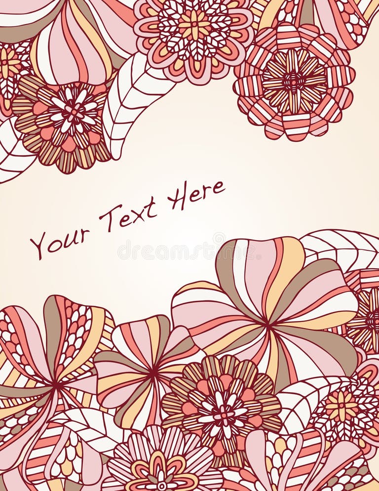 Pink Floral Bracket Border Stock Illustrations – 13 Pink Floral Bracket ...