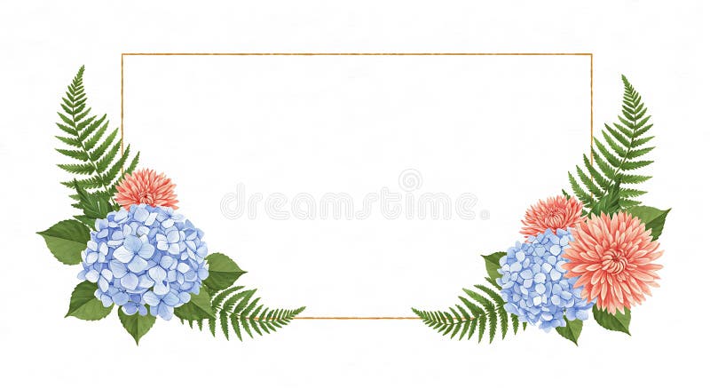 Hydrangea Blue Border Stock Illustrations – 2,761 Hydrangea Blue Border ...