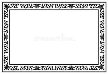 Gothic Floral Border Stock Illustrations – 8,837 Gothic Floral Border ...