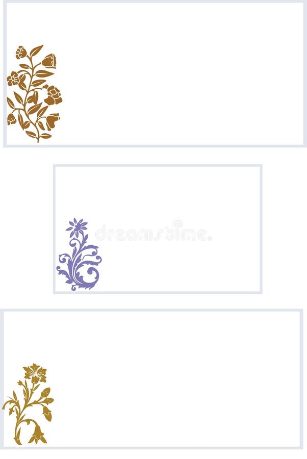 Floral Border Pattern Frame, Design Vector Illustration Stock Vector ...