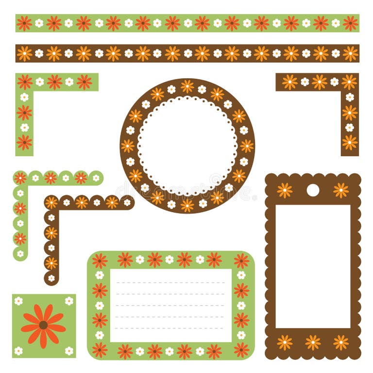 Scrapbooking Corners Frames Stock Illustrations – 70 Scrapbooking ...