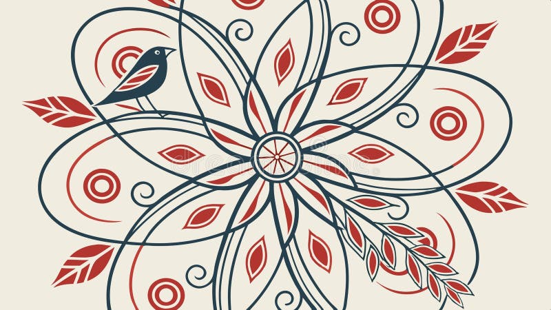 Floral Branch Leaves Simple Accent Vector Botanical Graphic Vector ...