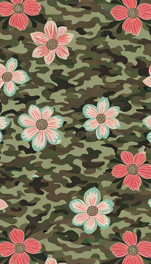 Floral Camouflage Pattern, a Pattern that is Both Beautiful and ...