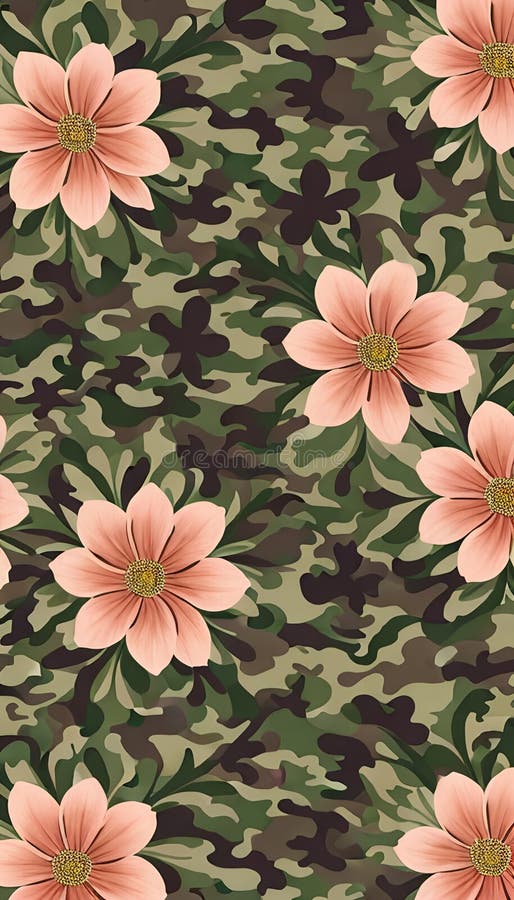 Floral Camouflage Pattern, a Pattern that is Both Beautiful and ...