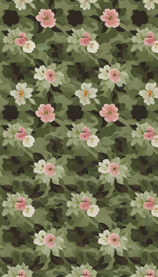 Floral Camouflage Pattern, a Pattern that is Both Beautiful and ...