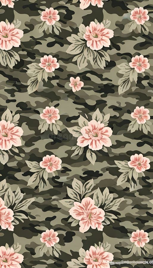 Floral Camouflage Pattern, a Pattern that is Both Beautiful and ...