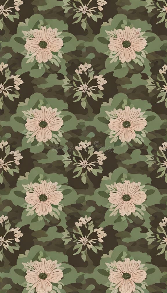 Floral Camouflage Pattern, a Pattern that is Both Beautiful and ...