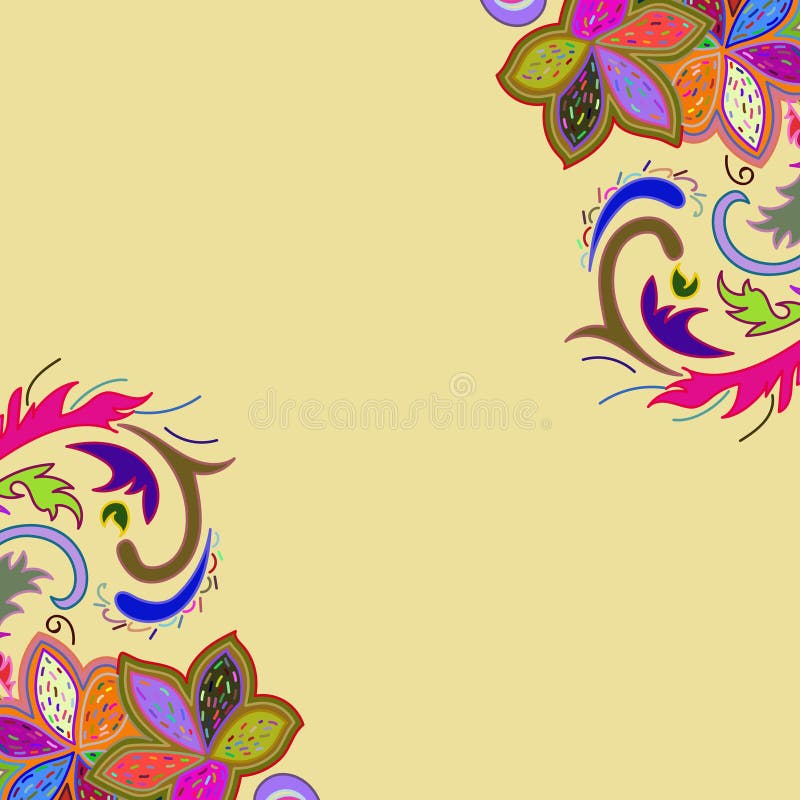 Floral card design stock vector. Illustration of botanical - 110037622