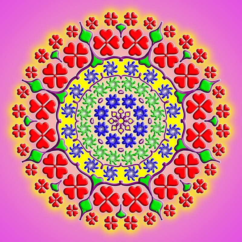 A Symmetrical Design of Squares and Rectangles in Shades of Blue and ...