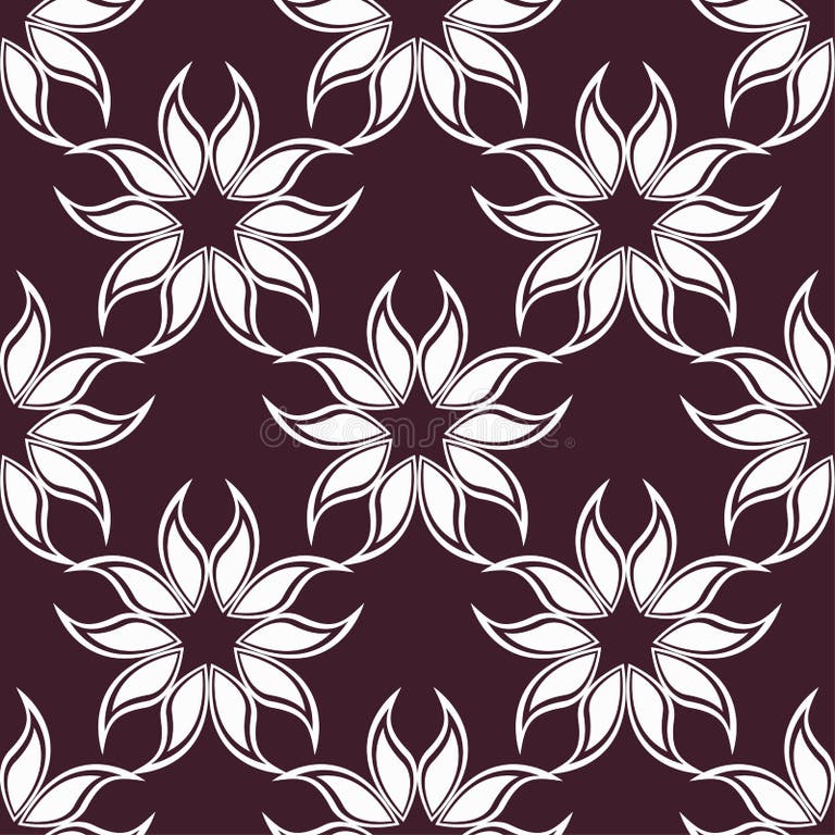 Floral Colored Seamless Pattern. Background with Fower Elements for ...