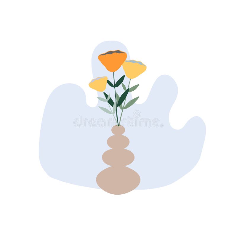 Floral Composition. Vector Illustration for Graphic Design Stock Vector ...