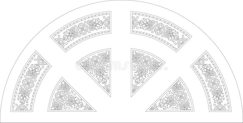Classic Pattern Design (line Cdr X6 Stock Vector - Illustration of ...