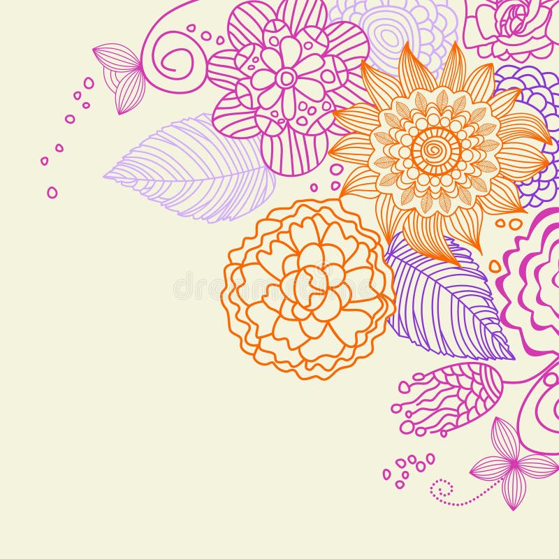 Floral seamless pattern stock vector. Illustration of fabric - 18767736