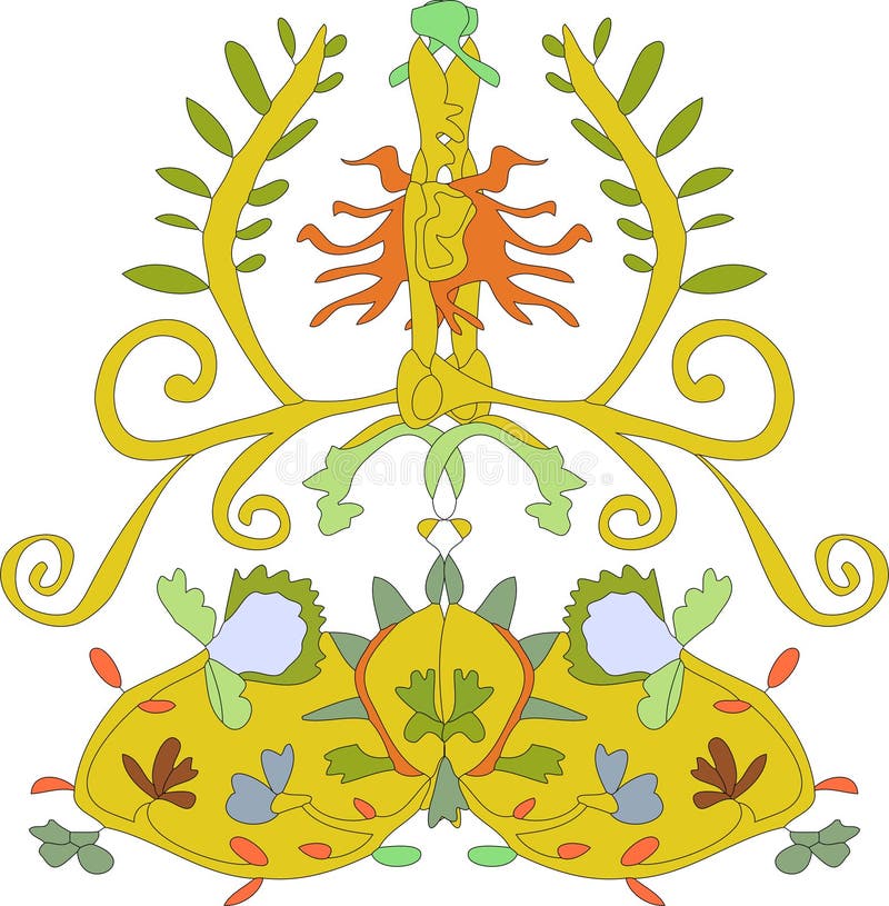 Floral Crest Picture. Image: 8089479