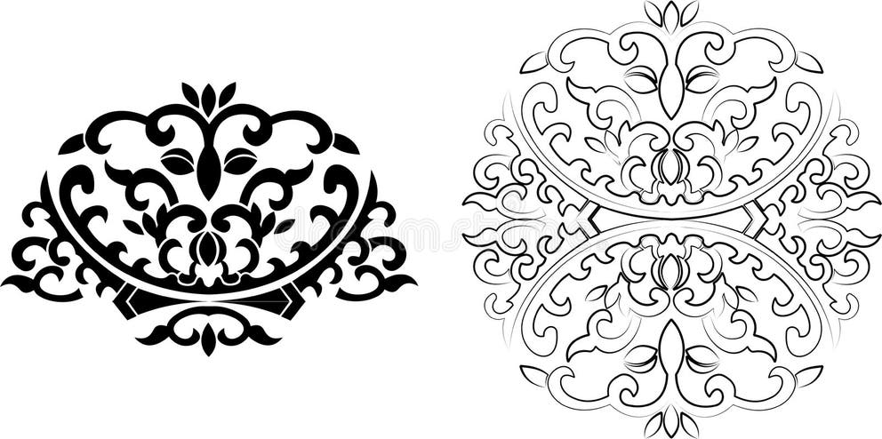 Rococo Curves Stock Illustrations – 3,283 Rococo Curves Stock ...