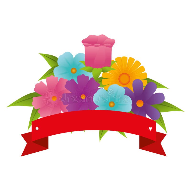 Floral Cute Frame Decorative Stock Vector - Illustration of greeting ...