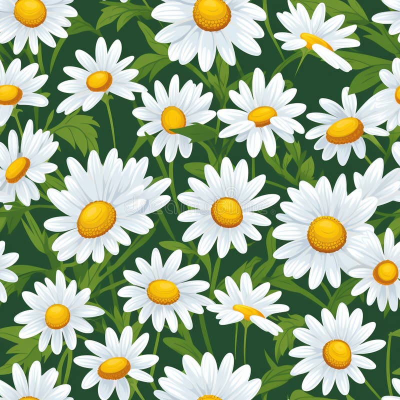 Floral Daisy Flyer Design for Eye-catching Promotion Stock Illustration ...