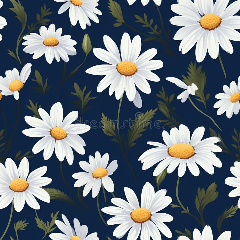 Floral Daisy Flyer for Flyer Design Stock Vector - Illustration of ...