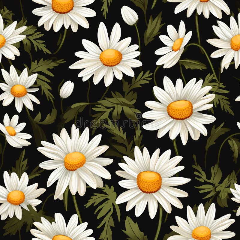 Floral Daisy Logo for Logo Design Stock Illustration - Illustration of ...