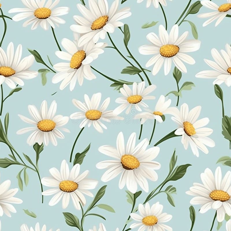 Floral Daisy Notebook Cover for Feminine Touch Stock Illustration ...