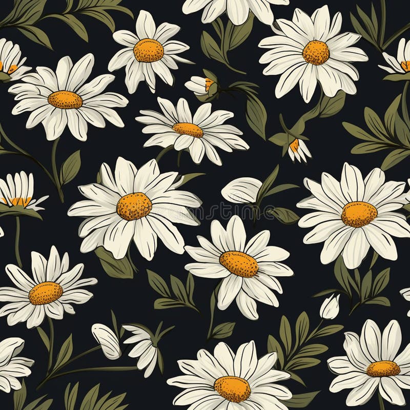 Floral Daisy Website Mockup for Realistic Preview Stock Illustration ...