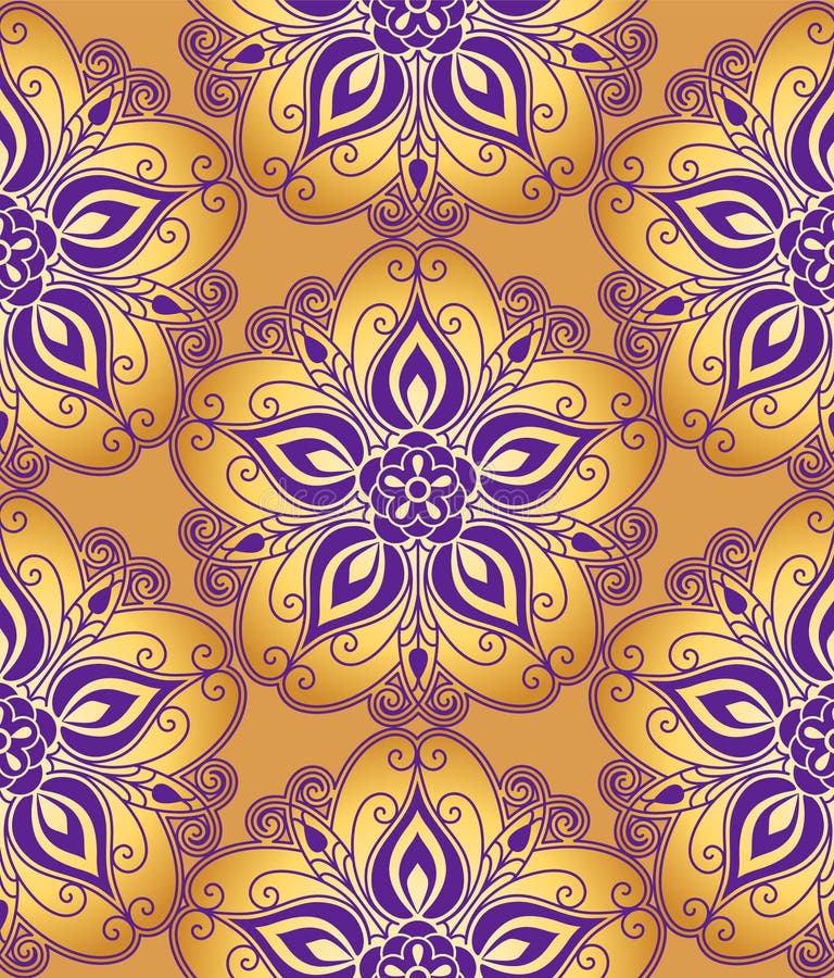 Decorative gold pattern stock vector. Illustration of decorations ...