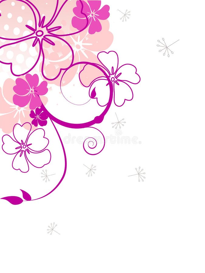 Floral design stock illustration. Illustration of nature - 20079946